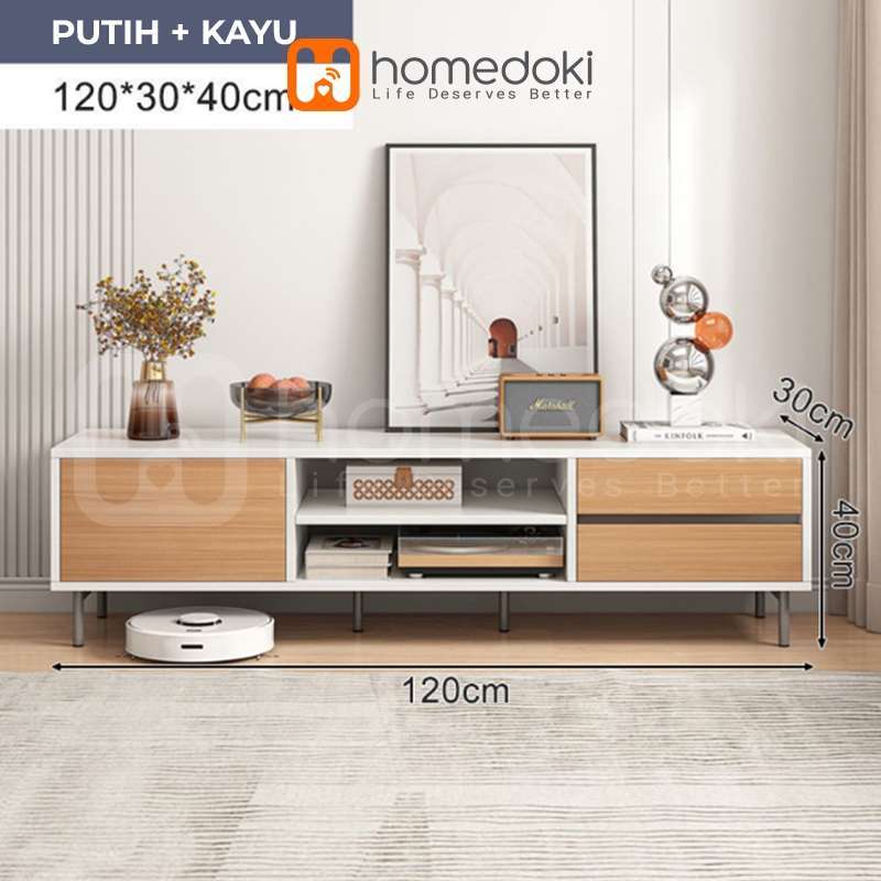 Promo Homedoki Meja Tv / Rak Tv / Lemari Tv / Meja Tv Minimalis Modern ...