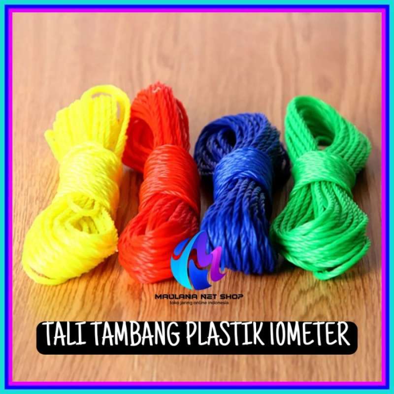 Jual Tali Tambang Plastik Jemuran 10 Meter Original Murah - Harga ...