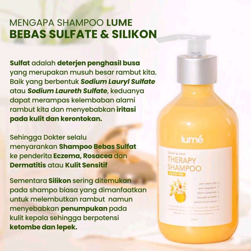 Promo LUME Scalp & Hair THERAPY SHAMPOO Diskon 35% di Seller Lumecolors ...