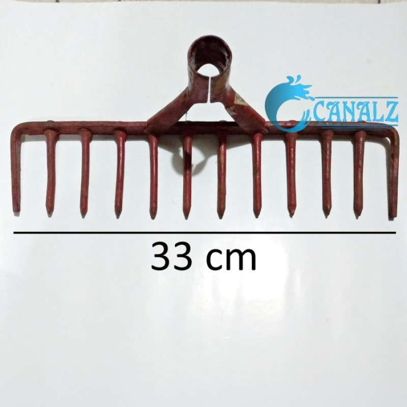 Promo Garuk Kebun Taman - Garpu Tanah - Garukan Sampah Rumput 12 Gigi ...