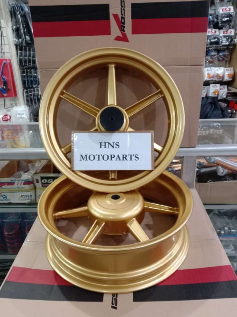 Promo Velg Racing V-rossi Zigen Model Venom Star 155 P6 -14 Gold Diskon ...