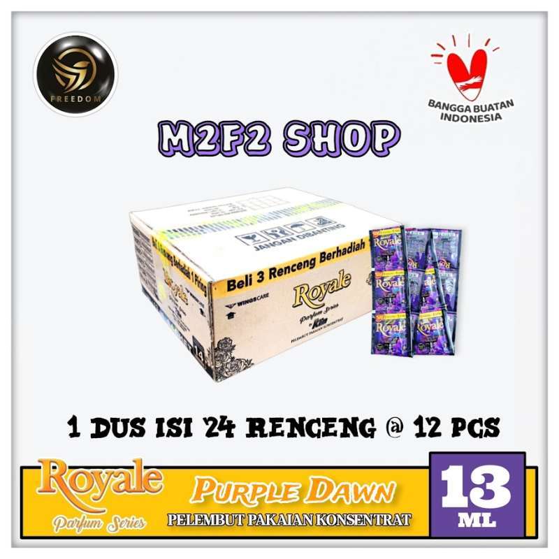 Promo So Klin Royale Softener Parfum Series Purple Dawn Sachet - 13 ml (Kemasan Karton) Diskon ...