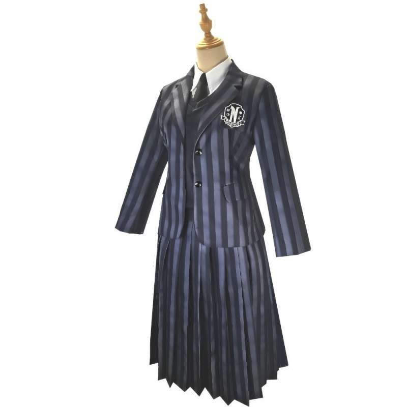 Promo Verish Cc-62 Wednesday Addams Adam School Uniform Seragam Sekolah ...