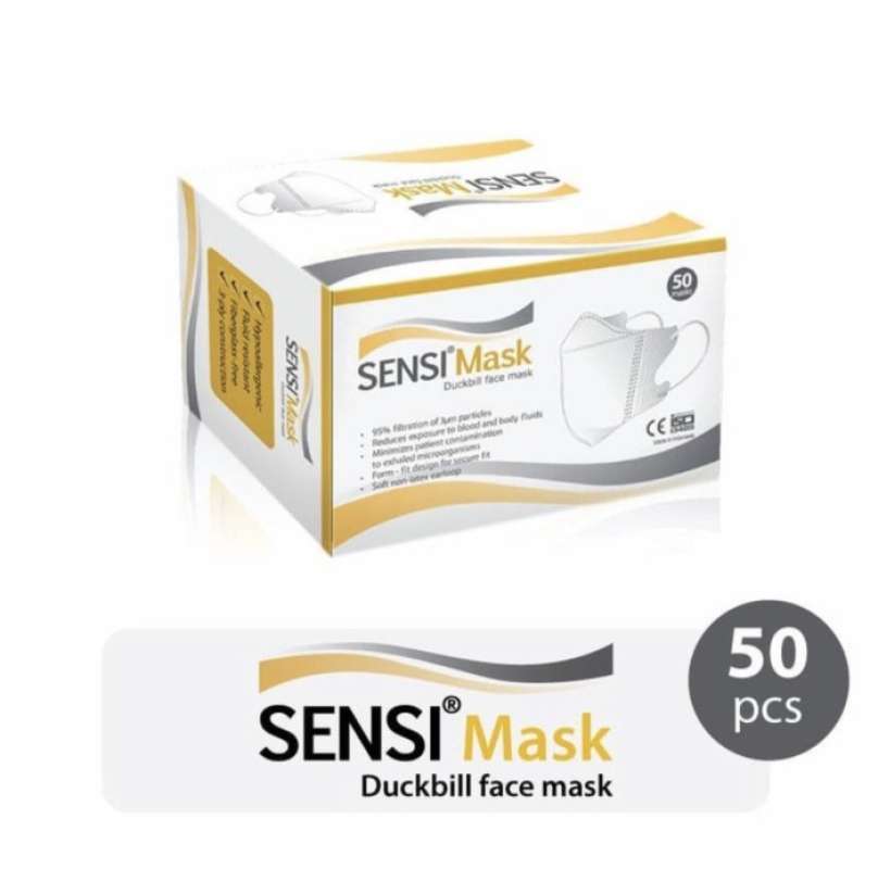 Promo Masker Sensi Duckbill Face Mask 50 Pcs Diskon 33% Di Seller Ksm ...