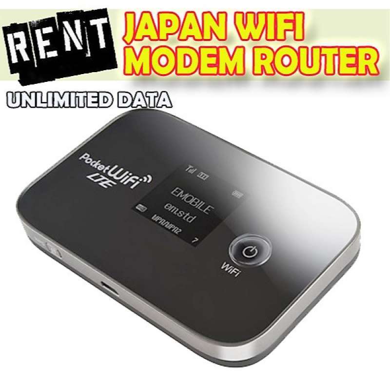 Jual MODEM WIFI JAPAN PORTABLE ( MODEM WIFI JEPANG PER DAY - UNLIMITED ...