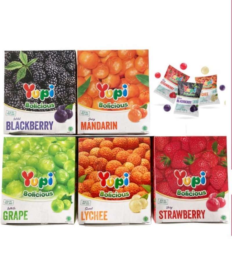 Promo Permen Yupi 500 Box - Yupi Strawberry Diskon 50% Di Seller ...