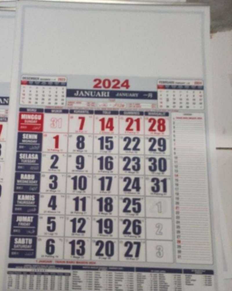 Jual Jenis Jenis Kalender Original Murah - Harga Diskon Juni 2024 ...