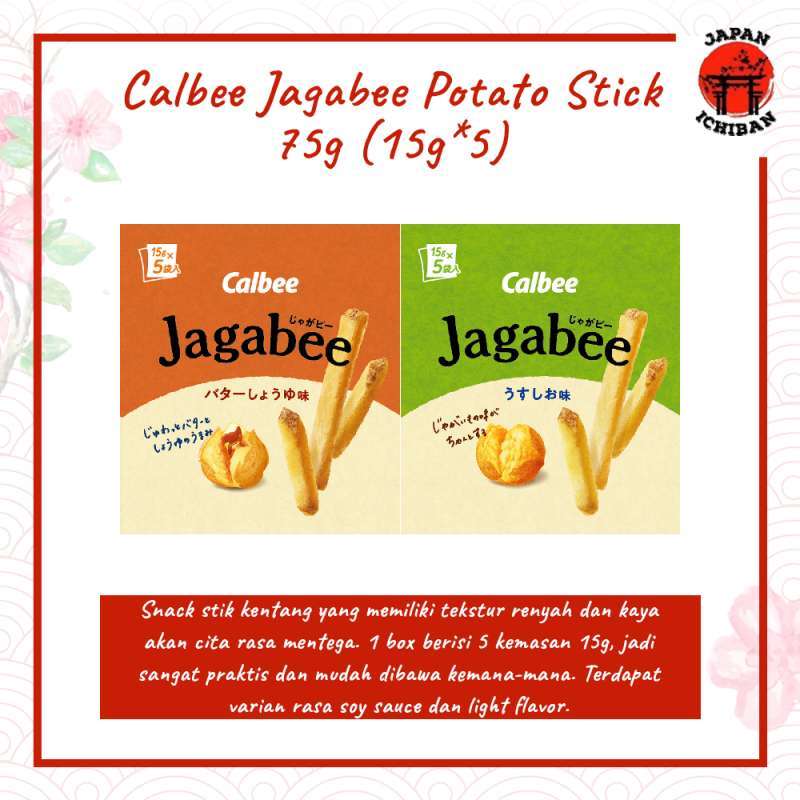 Jual Calbee Jagabee Potato Stick 75g - Camilan Kentang Original Japan di Seller Japan Ichiban ...