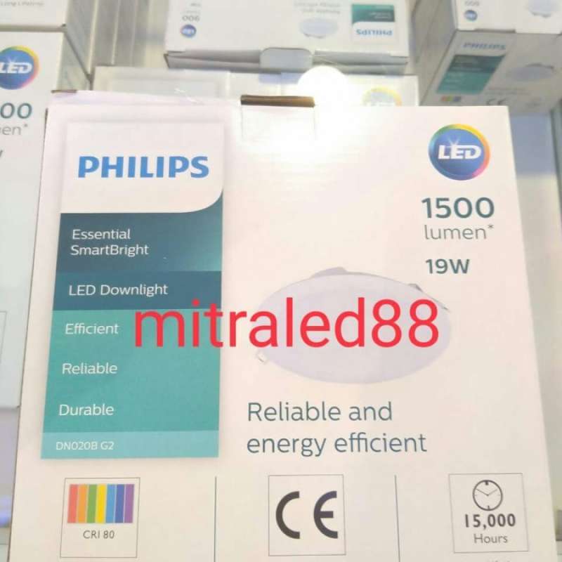 Jual Philips Led Downlight Dn020b G2 19w / 19 W / 19watt Panel Light ...