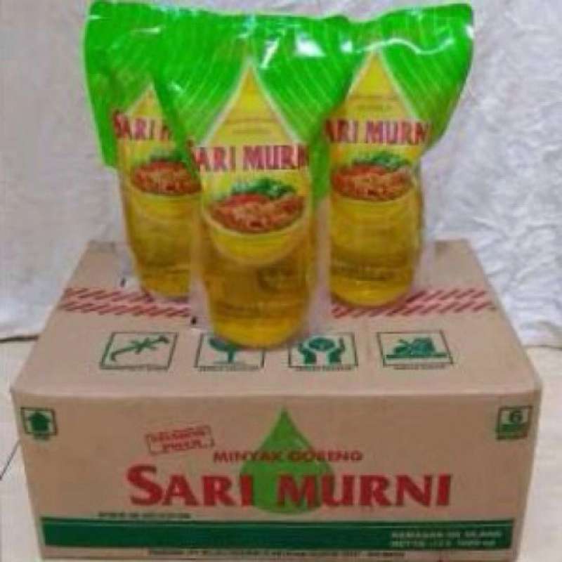 Promo 1 Dus Minyak Goreng Sari Murni 1 Liter (isi 12 Bungkus) Diskon 23 ...
