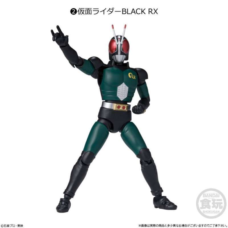 Promo Shodo-xx Kamen Rider Black Rx Bio Robo 100mm Action Figure Bandai ...