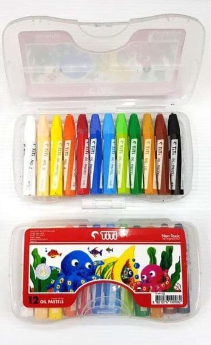 Jual Crayon Titi Isi 12 / Crayon Pastel Di Seller Copy & Go - Pekayon ...