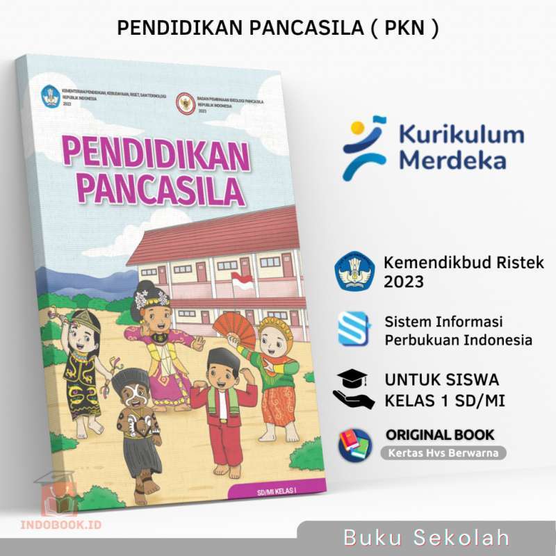 Jual Buku Pendidikan Pancasila Kelas Kls 1 Sd/mi Kurikulum Merdeka Belajar 2023 Anak Sekolah ...