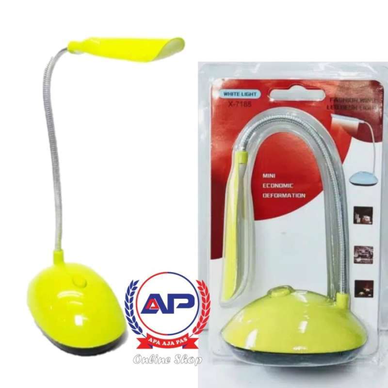 Jual Lampu Baca Belajar Fleksibel LED Plus Baterai [Type X-7188] di ...