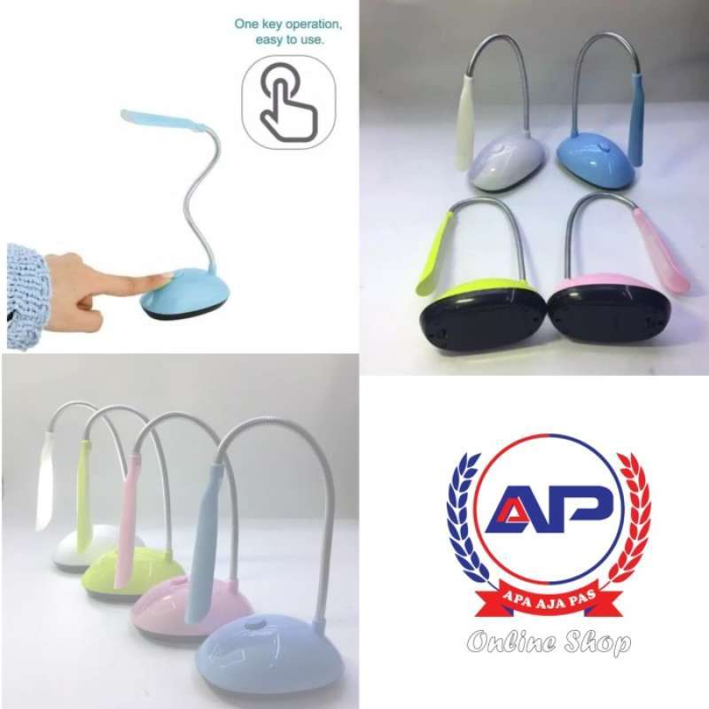 Jual Lampu Baca Belajar Fleksibel LED Plus Baterai [Type X-7188] di ...