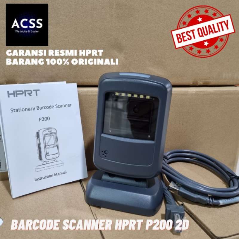 Promo 100% Produk Ori Barcode Scanner 2D Omni Hprt P200 Pesaing Symbol ...
