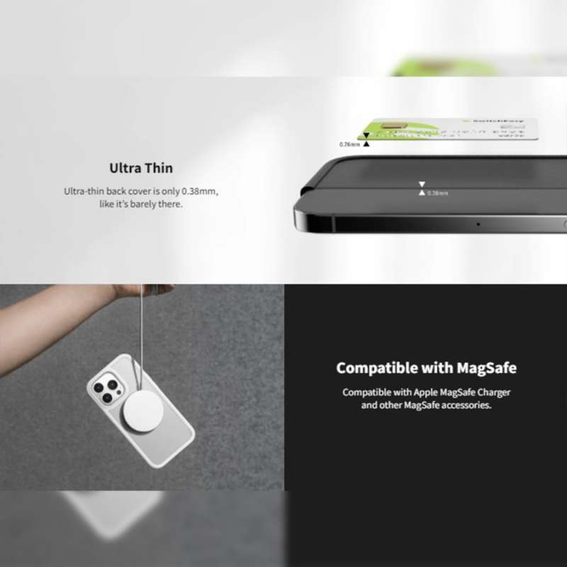 Promo Case iPhone 13 Pro Max Mini Switcheasy Aero Plus Hybrid Slim Casing - Clear Black 13 Mini ...