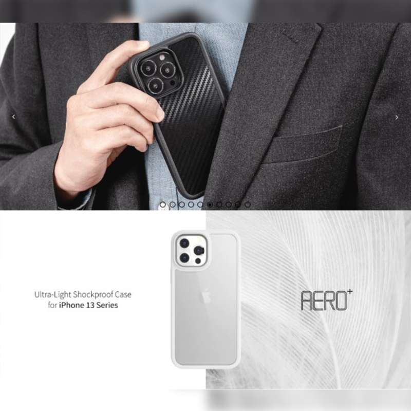 Promo Case iPhone 13 Pro Max Mini Switcheasy Aero Plus Hybrid Slim Casing - Clear Black 13 Mini ...