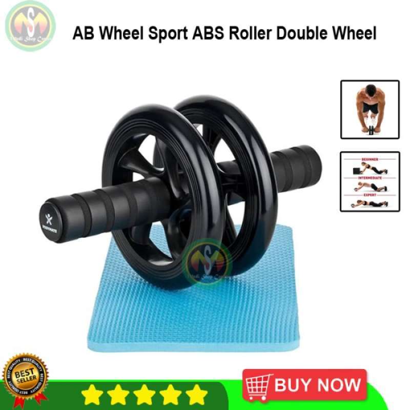 Jual Ab Wheel Sport Alat Gym Fitness Roller Roda Gym Latihan Otot Perut ...
