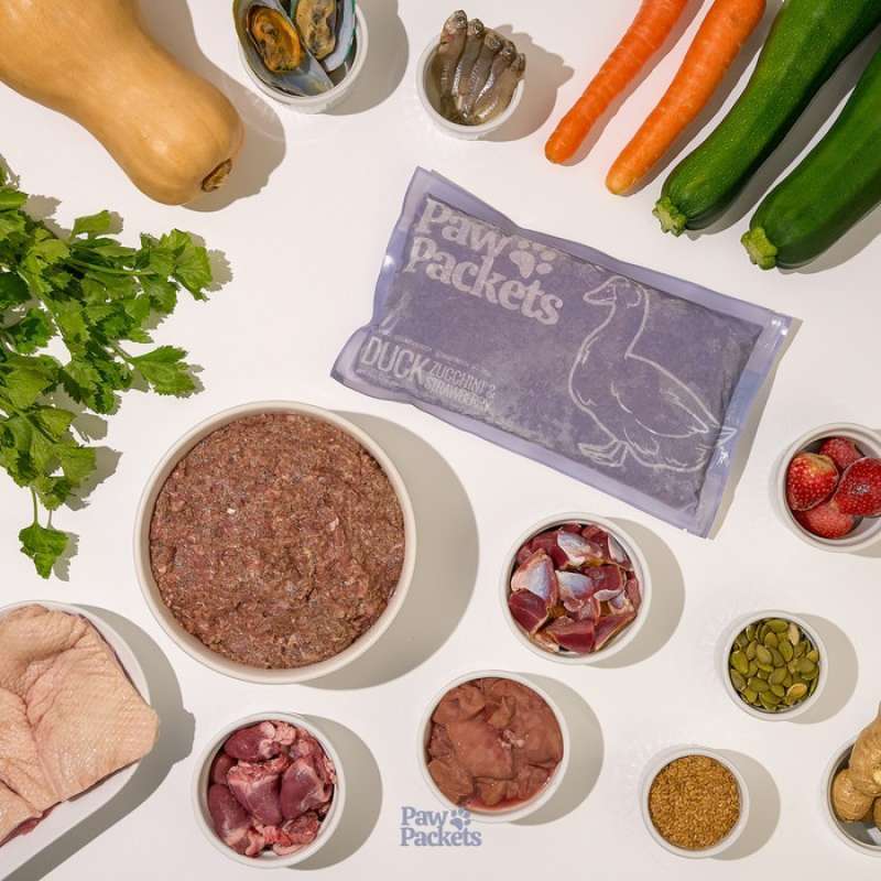 Promo Paw Packets - Duck Complete Recipe - Raw Dog Food 500G Diskon 23% ...