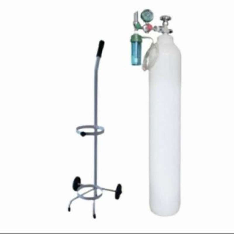 Promo Tabung SET Oksigen 2m3 Lengkap oksigen vol 2 m kubik isi siap pakai Diskon 38% di Seller ...