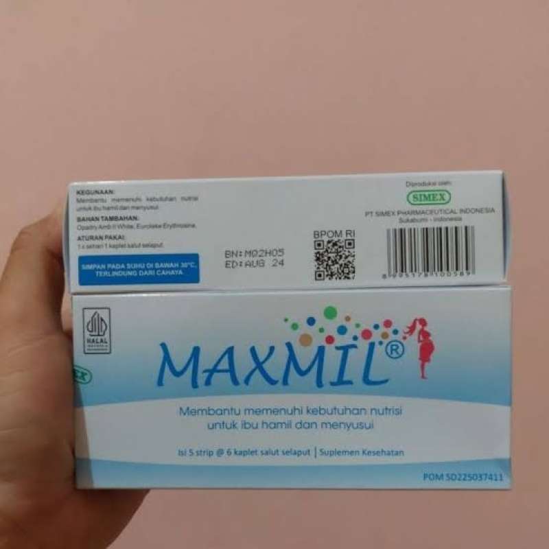 Promo MAXMIL multivitamin ibu hamil isi 30 kapsul Diskon 33% di Seller ...
