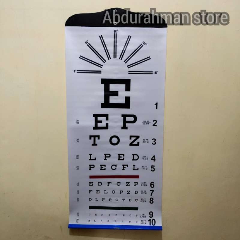 Snellen Chart Lengkap Harga Terbaru Mei 2024 | Blibli