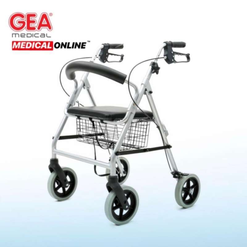 Promo ROLLATOR WALKER GEA AL-4200 ALAT BANTU JALAN BERODA MEDICAL ...