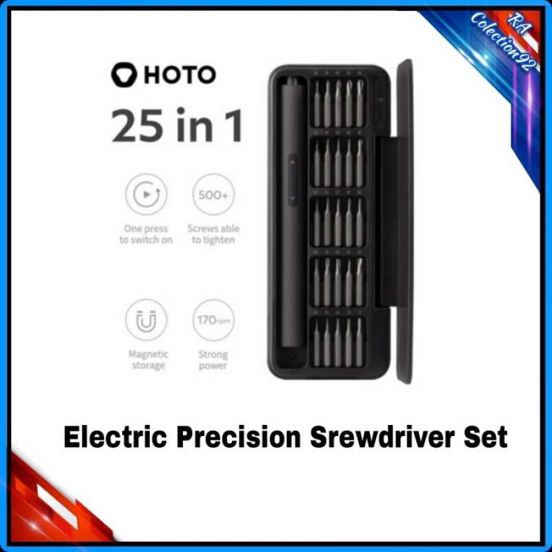 Promo Hoto Electric Precision Srewdriver Set 25 in 1 Obeng Listrik ...