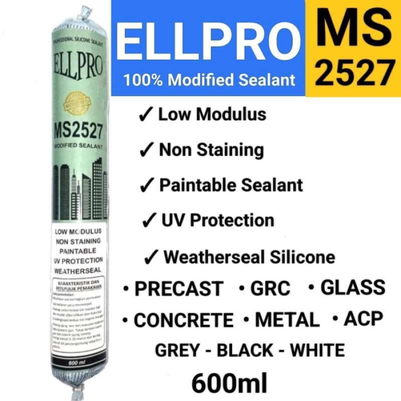 Promo Lem Silikon/Lem Sealant ACP ELL MS 2527 Modified Silicone Sealant ...