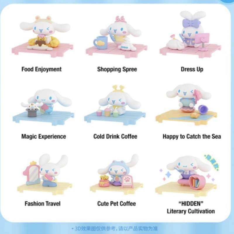 Promo CINNAMOROLL BLIND BOX WEEKEND PLAN SERIES BLINDBOX SANRIO (RANDOM ...