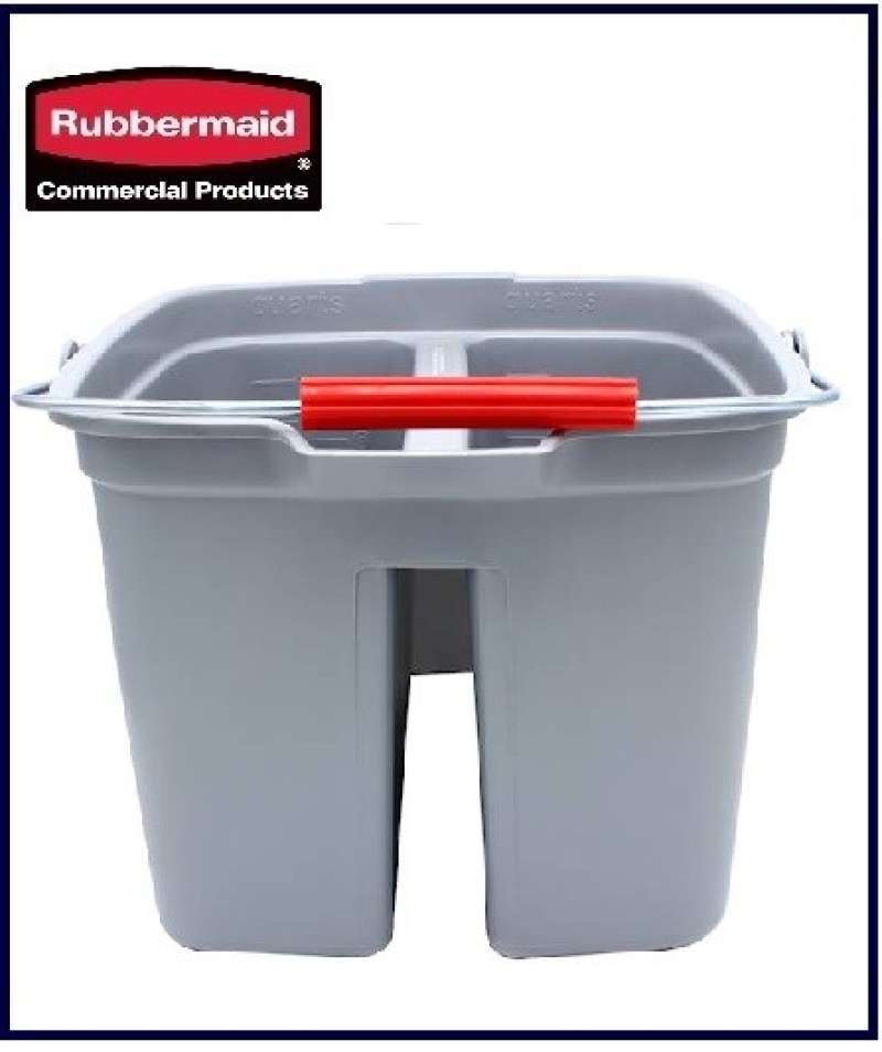 Promo Rubbermaid Double Bucket/pail, Ember Ganda 17qt #rbm-fg2617-00 ...
