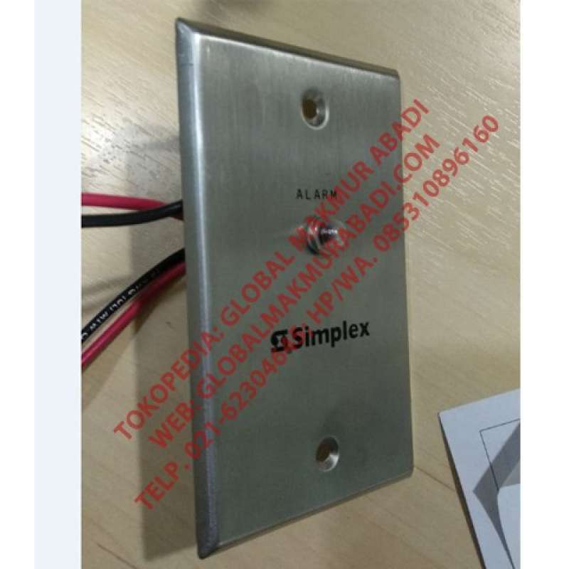 Promo Simplex 2098-9808 Remote Red Led Indicator Lamp Lampu Indicating ...