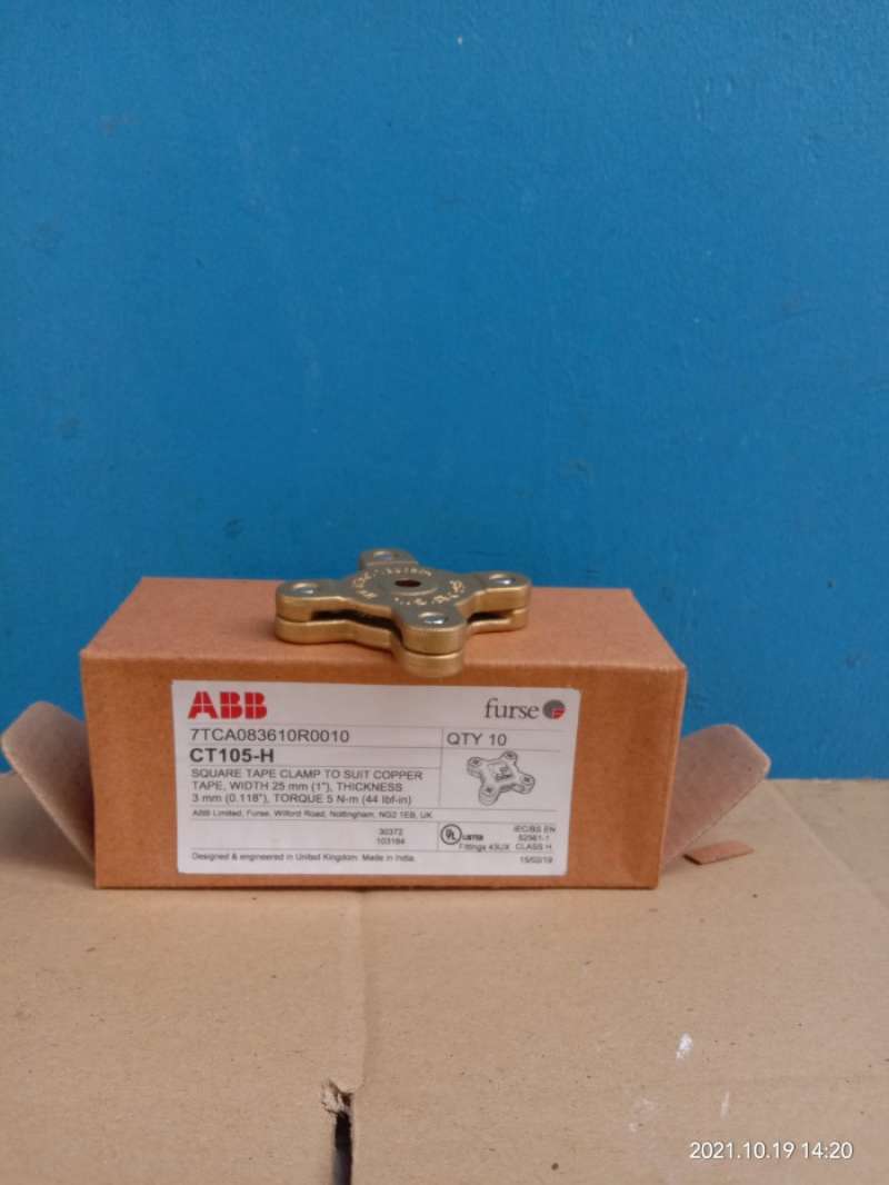 Promo Furse CT105-H Square Tape Clamp Suit Copper Tape Diskon 28% di ...