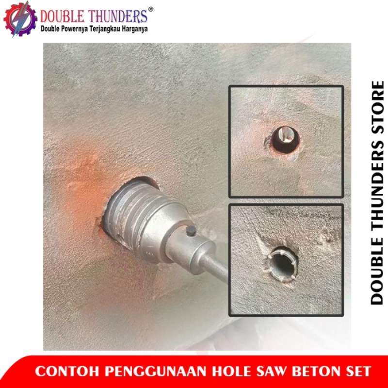 Jual Dt Hole Saw Beton Set 65mm / Hole Saw Pelubang Beton Set Di Seller ...