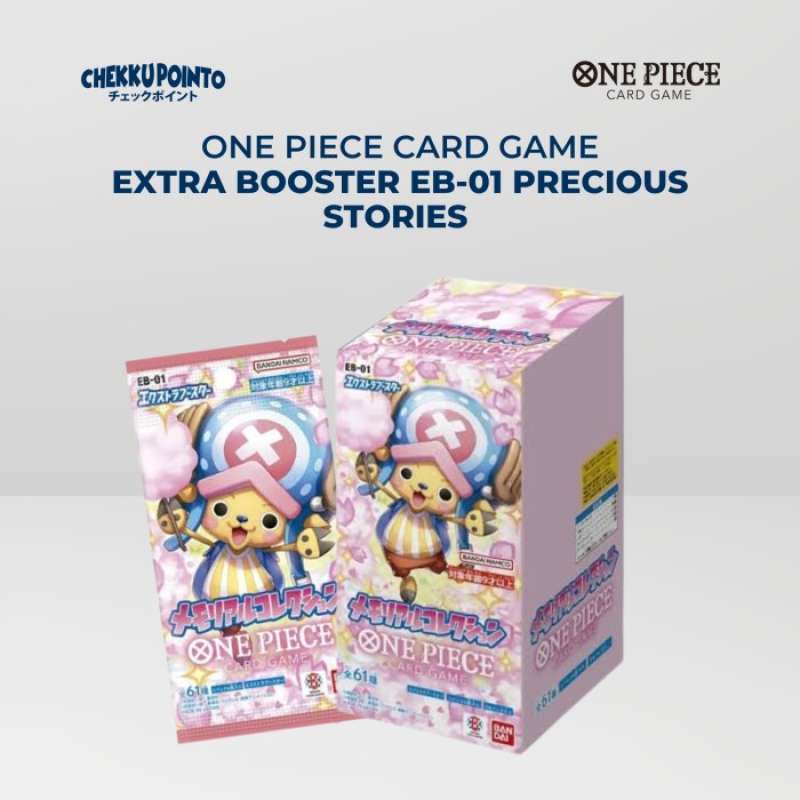 Promo One Piece Card Game Extra Booster Precious Stories Eb-01 Tcg - Box Diskon 9% Di Seller ...