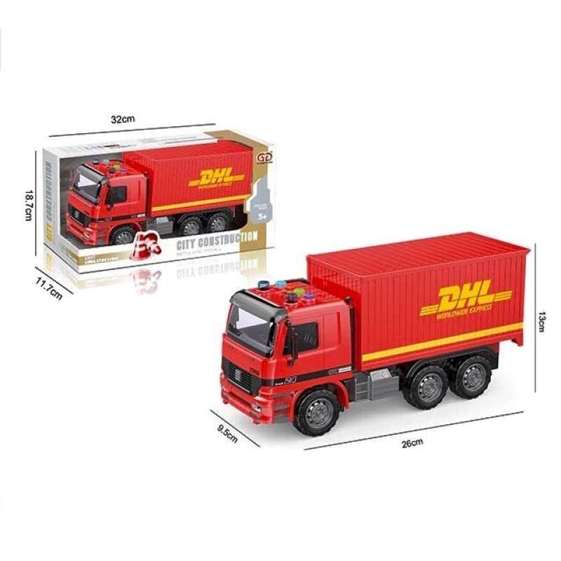 Jual Mainan Mobil Truck Container Mobil Box Truk Kontainer Di Seller ...