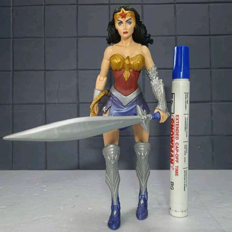 Jual mainan action figure wonder woman new 52 nicola scott dc comics ...