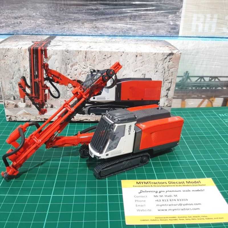 Promo Diecast Miniatur Sandvik DP1500i Surface top hammer drill rig (1: ...