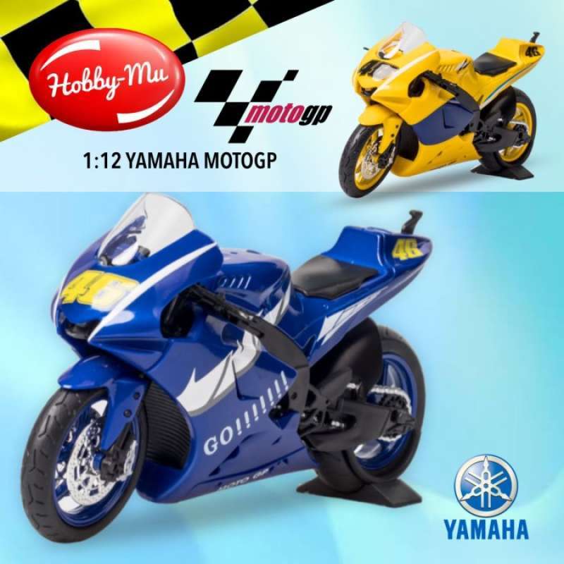Promo Miniatur Motor Yamaha MotoGP - Skala 1:12 Diskon 23% di Seller ...