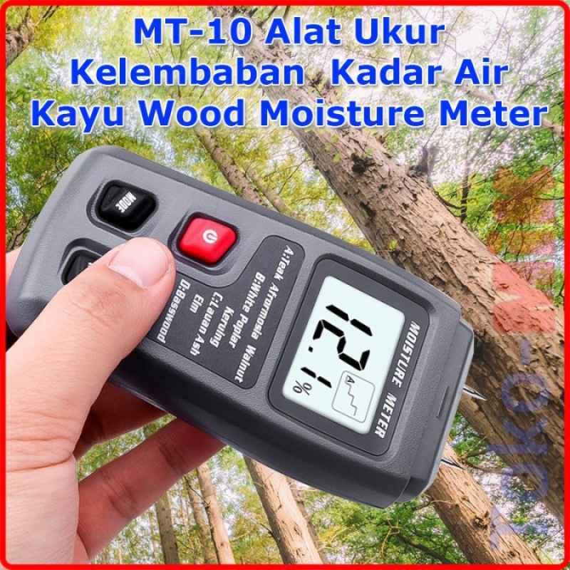 Promo MT10 MT-10 Alat Ukur Kelembaban Kadar Air Kayu Wood Moisture ...
