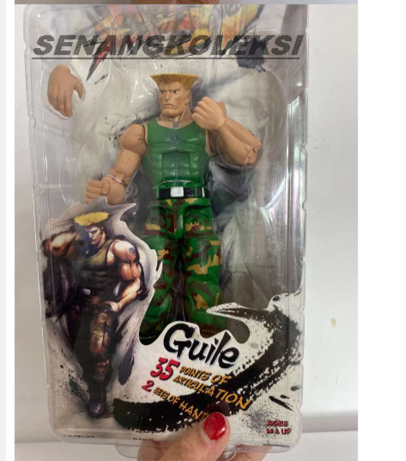 Promo Action Figure NECA Street Fighter GUILE Diskon 23% di Seller ...