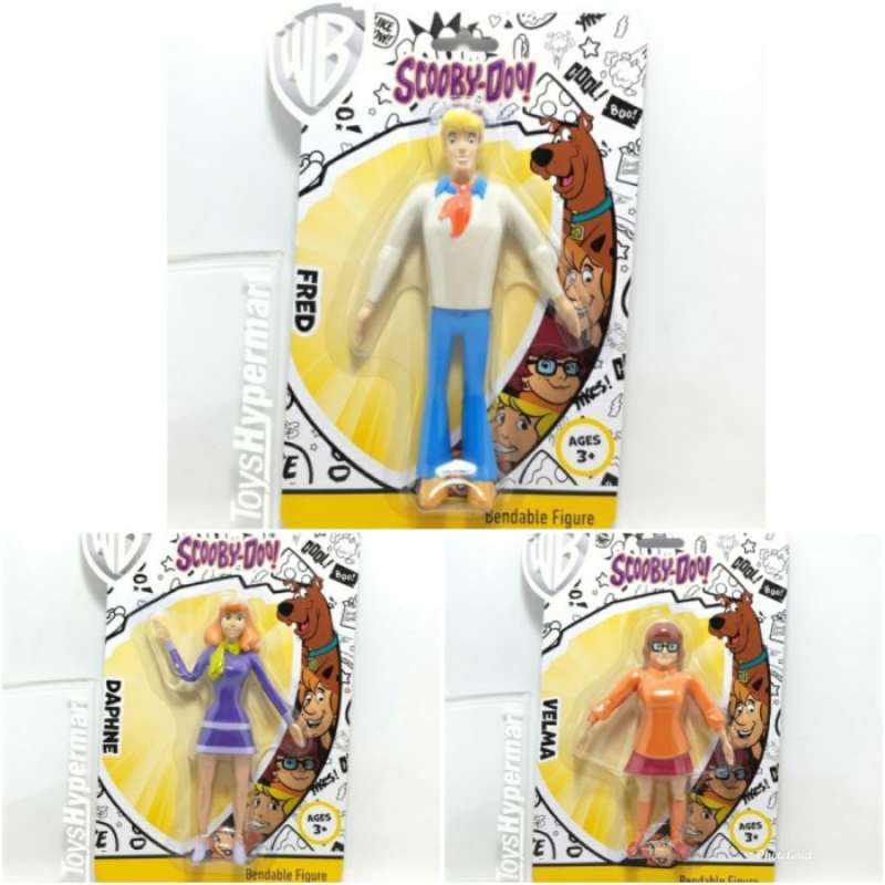 Promo Velma Fred Daphne Set Bendable Figure NJ Croce Diskon 23% di ...