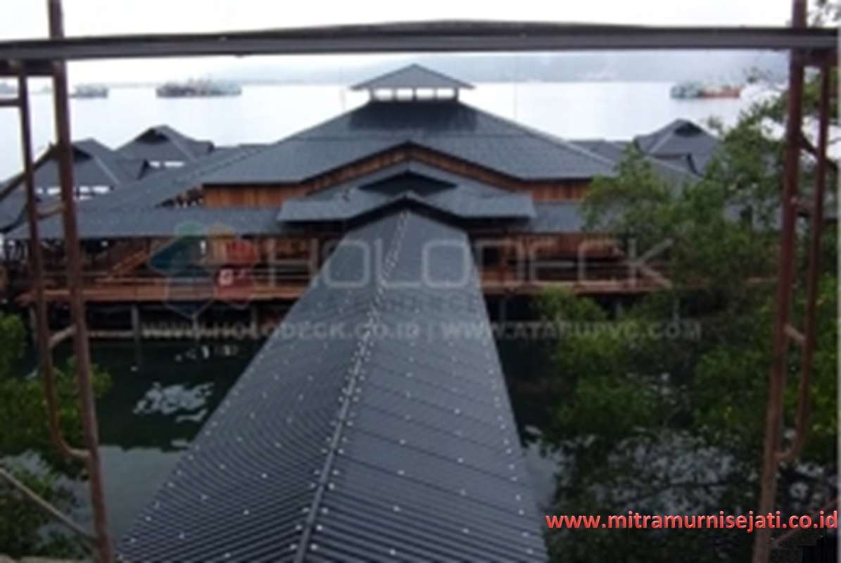 Jual Atap UPVC Gelombang Holodeck Hitam 4 meter di Seller Mitra Murni ...