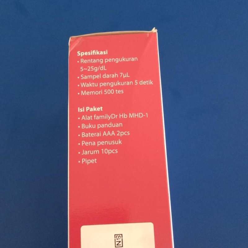 Jual Alat cek HB (Hemoglobin) merk FamilyDr (Non Strip / Hanya Alat ...