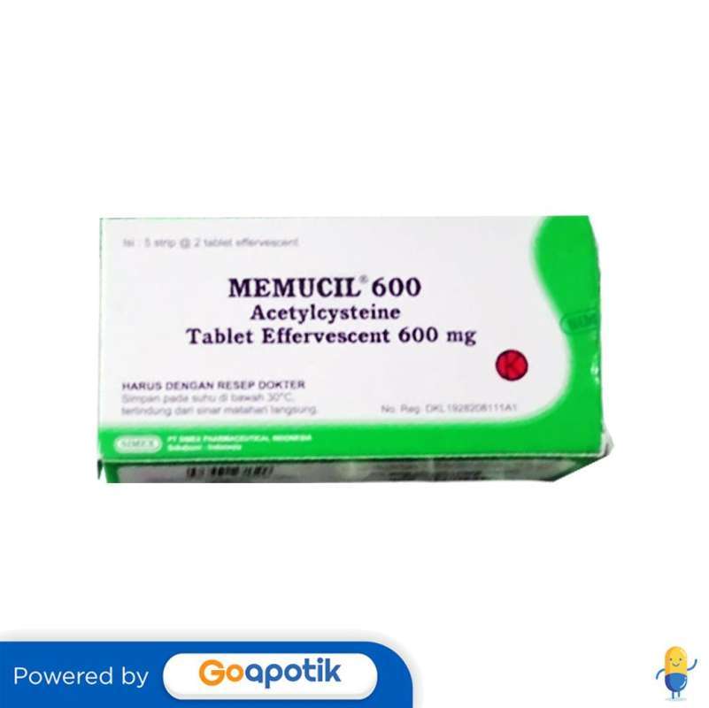Jual MEMUCIL 600 MG BOX 10 TABLET EFFERVESCENT di Seller Apotek Bersatu ...