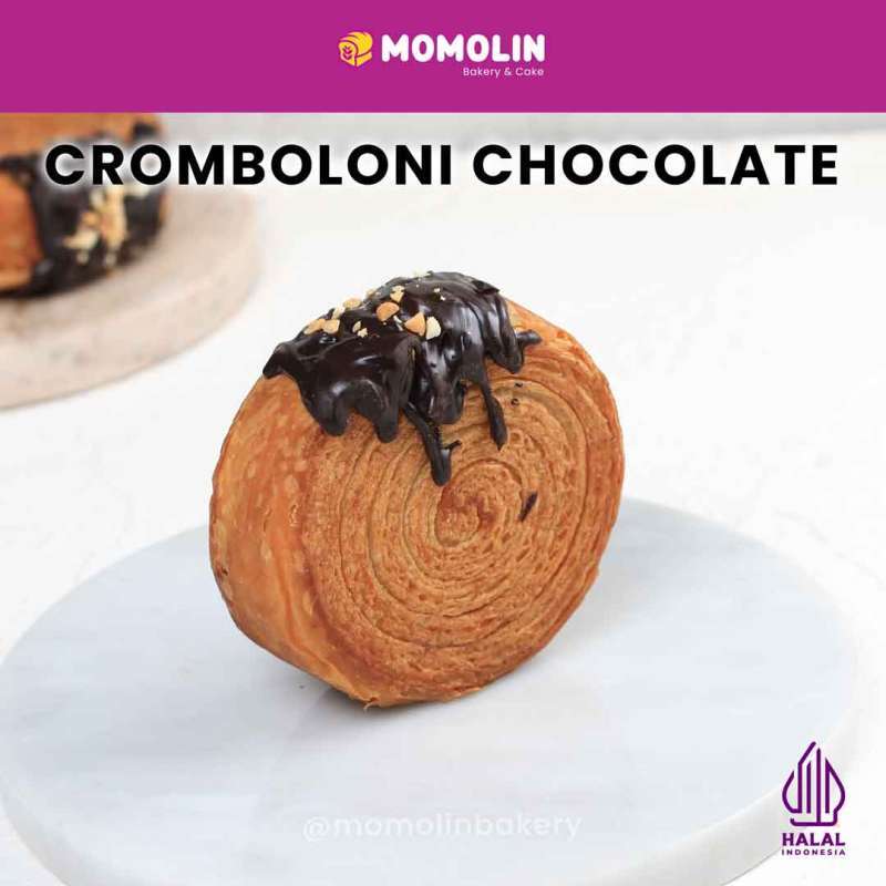 Jual Cromboloni Chocolate Viral - Croissant Bomboloni - Cromboloni ...