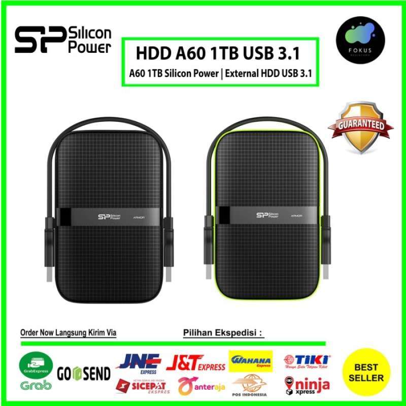 Jual silicon power armor a60 1tb hdd external hardisk eksternal ...