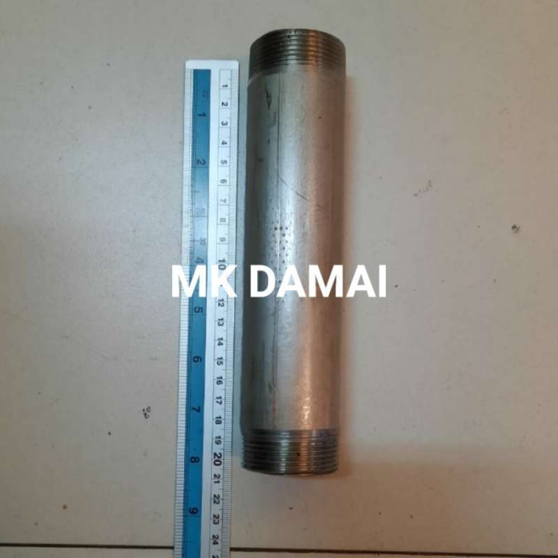 Promo Pipa nepel stainless 2 x 20cm / Pipe nepple SS304 / Neple ...