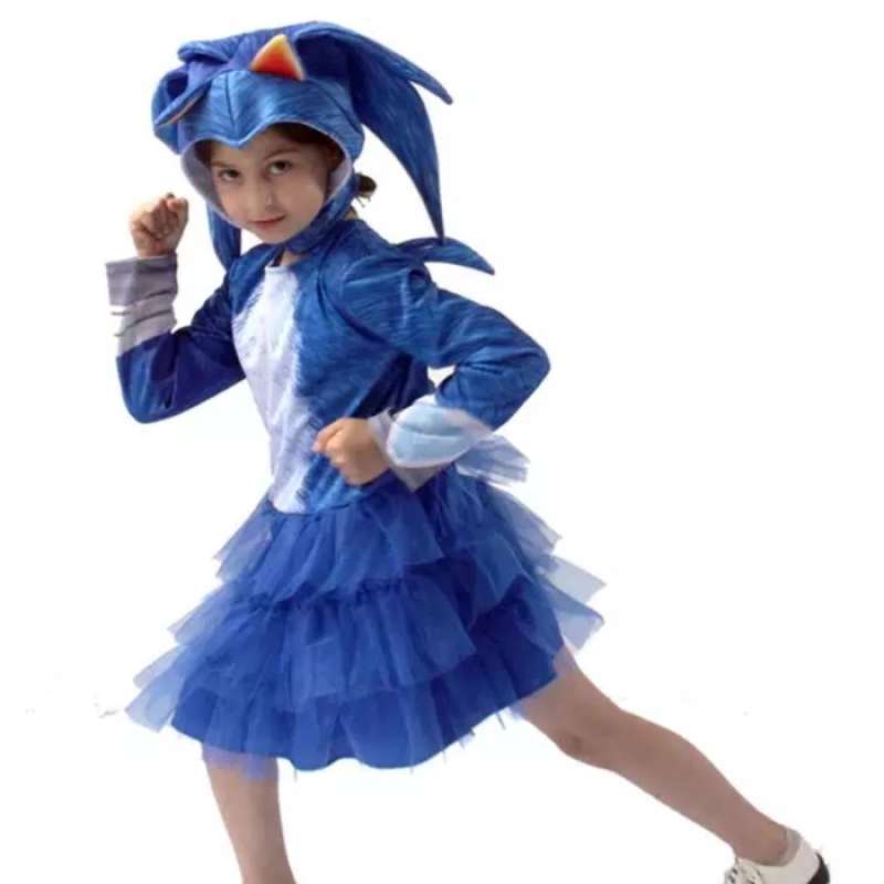 Promo SONIC COSTUME KIDS HALLOWEEN COSTUME SONIC GIRL COSTUME - - L ...